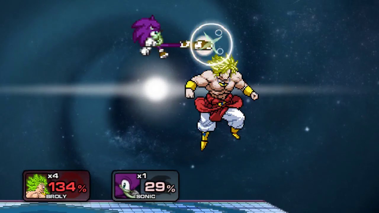DRAGON BALL Z BROLY (ssf2 .9b Mods) by Luka 45! - YouTube