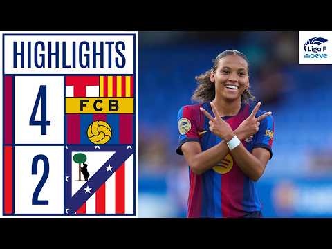 FC BARCELONA 4 - 2 ATLÉTICO DE MADRID | RESUMEN LIGA F MOEVE