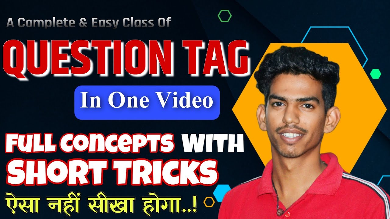 Questions Tags in One Class | Tag Question Full Concept With Short ...