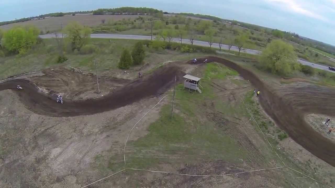 RAW Aerial Video of OCMC Motocross Race - YouTube
