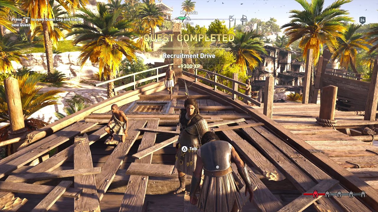 118 AC Odyssey Complete the Recruitment Drive Quest - YouTube