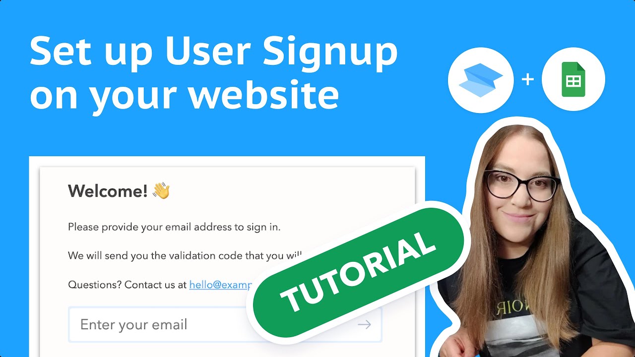 Set Up User Signup on Your Website - YouTube
