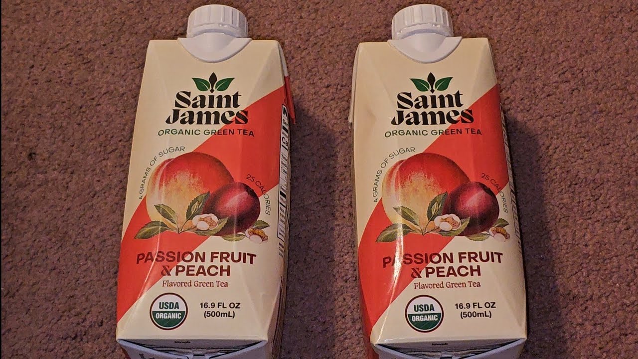 Costco Item Review Saint James Organic Green Tea Passion Fruit & Peach ...
