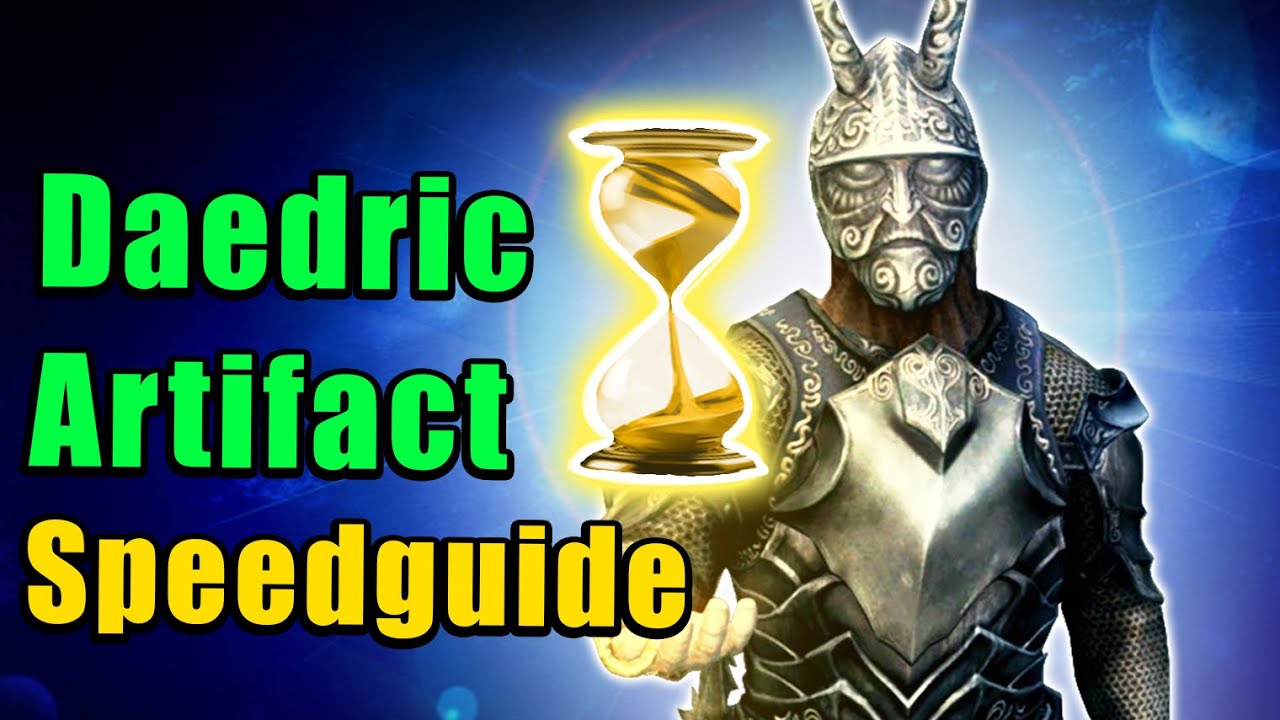 How Quickly Can You Collect All the Daedric Artifacts in Skyrim? - YouTube