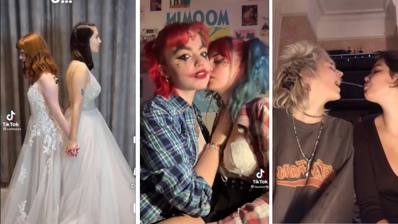 lesbian/bisexual (wlw/nblw) tikoks because you were born fruity - YouTube