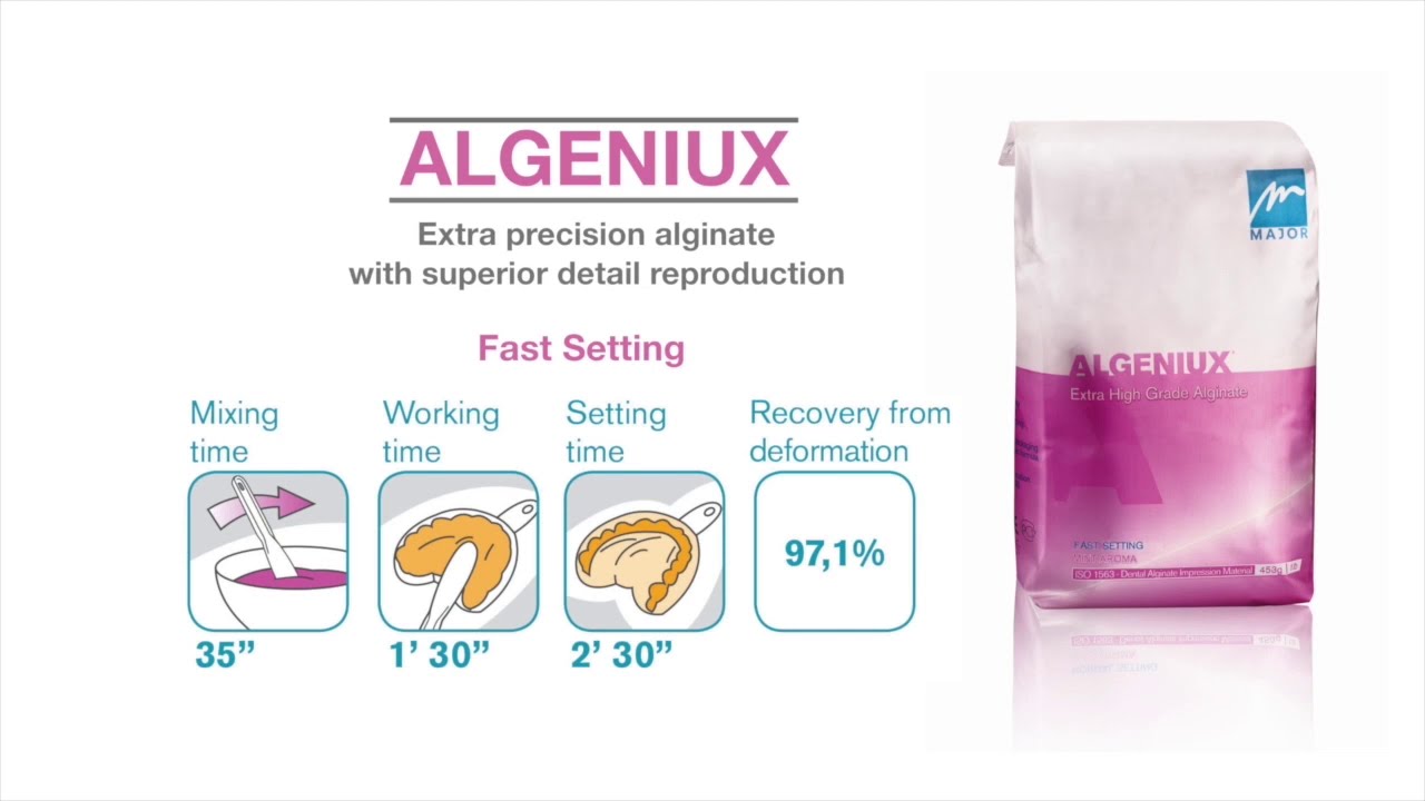 Algeniux Alginate for Dental Impressions - YouTube