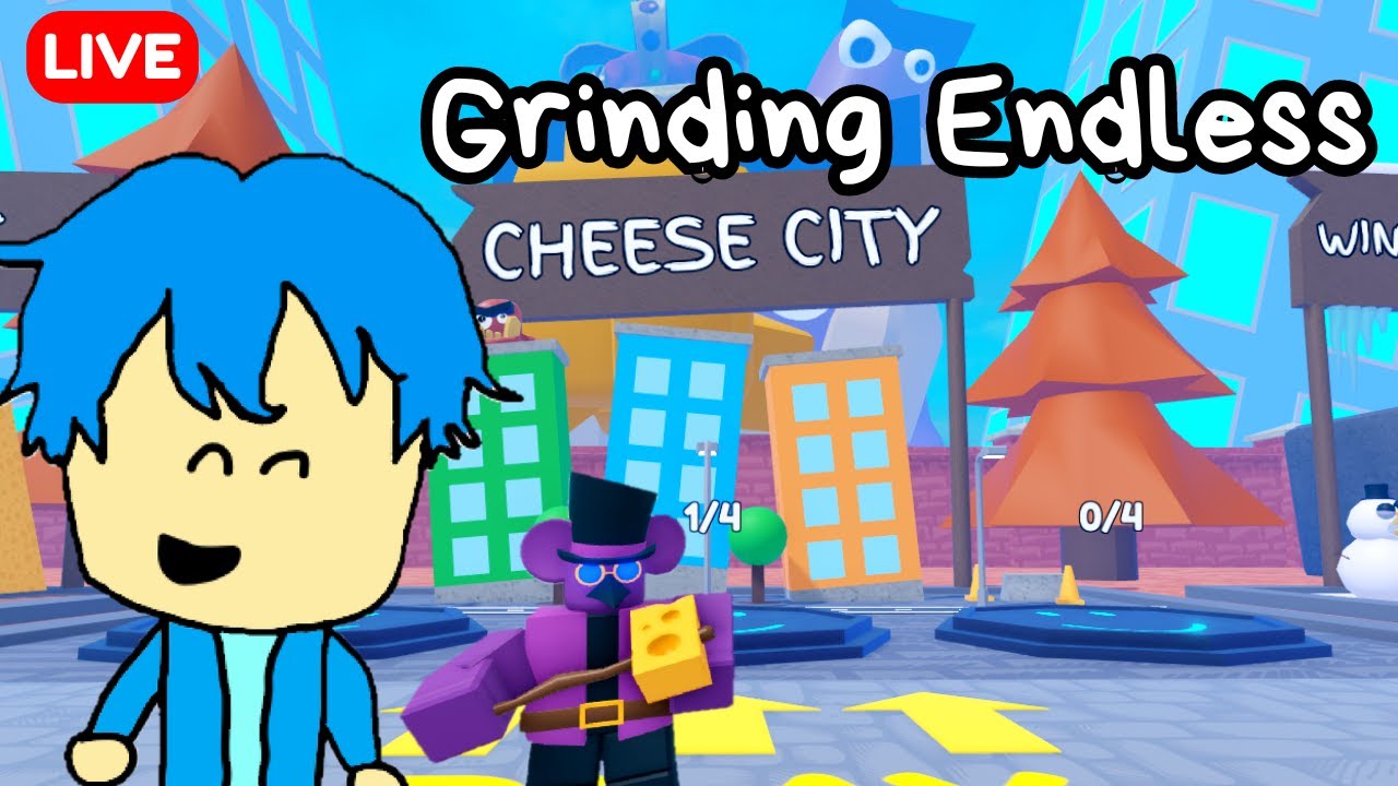 🔴LIVE🧀GRINDING ENDLESS (CHEESE TD)🧀 LIVE🔴 - YouTube
