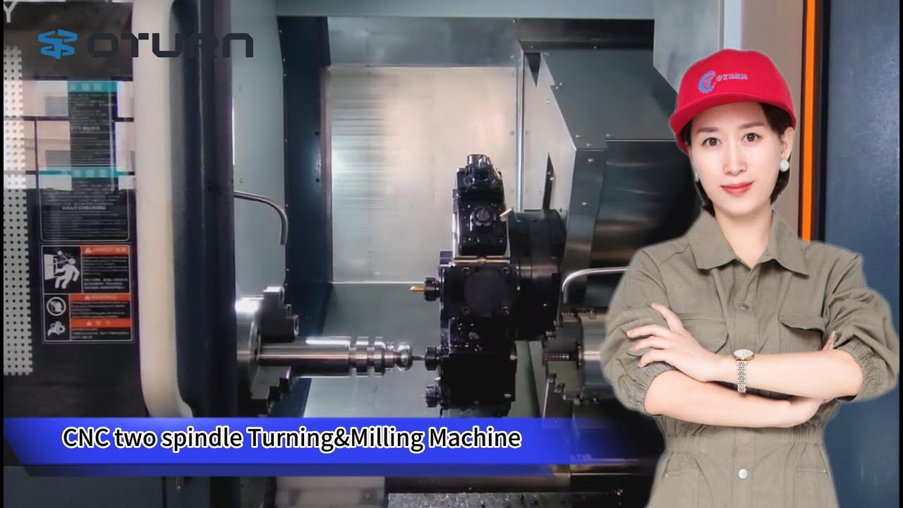 CNC two spindle Turning&Milling Machine - YouTube