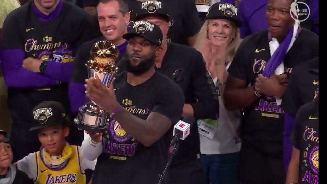 LEBRON JAMES WIN FINALS MVP! LAKERS WIN THE 2020 NBA CHAMPIONSHIP! DEF ...