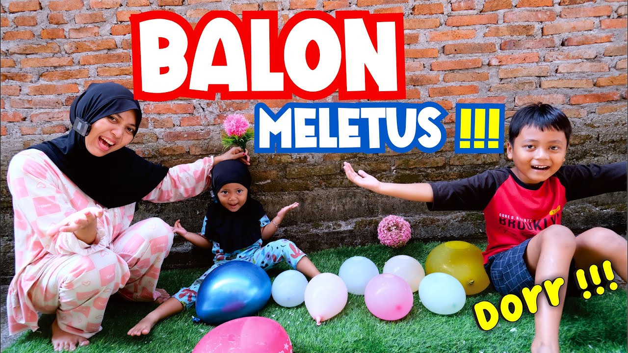 BALON MELETUS & LAGU ANAK-ANAK | BALONKU ADA LIMA | BALON WARNA WARNI ...