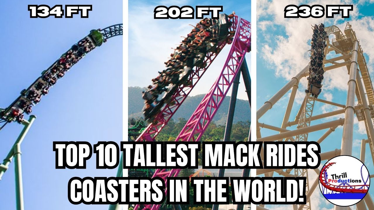 Top 10 TALLEST MACK RIDES Roller Coasters in the World! (2025 Edition ...
