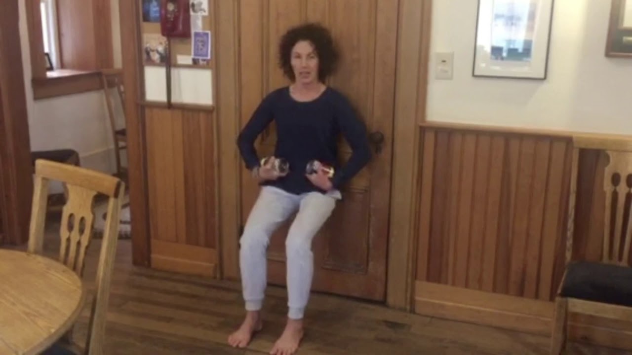 How to Squat & Bicep Curl with Patsy - YouTube