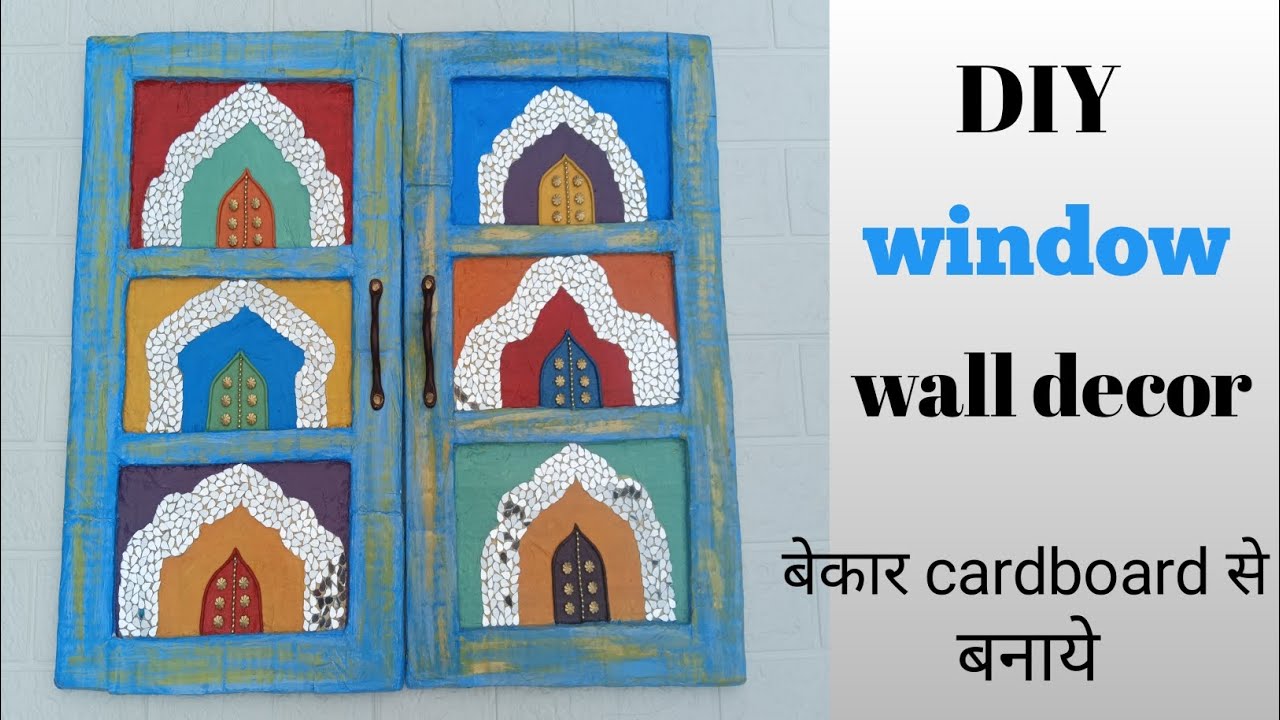 Beautiful Window Making at Home for Home Decoration😱||Window Wall Art ...