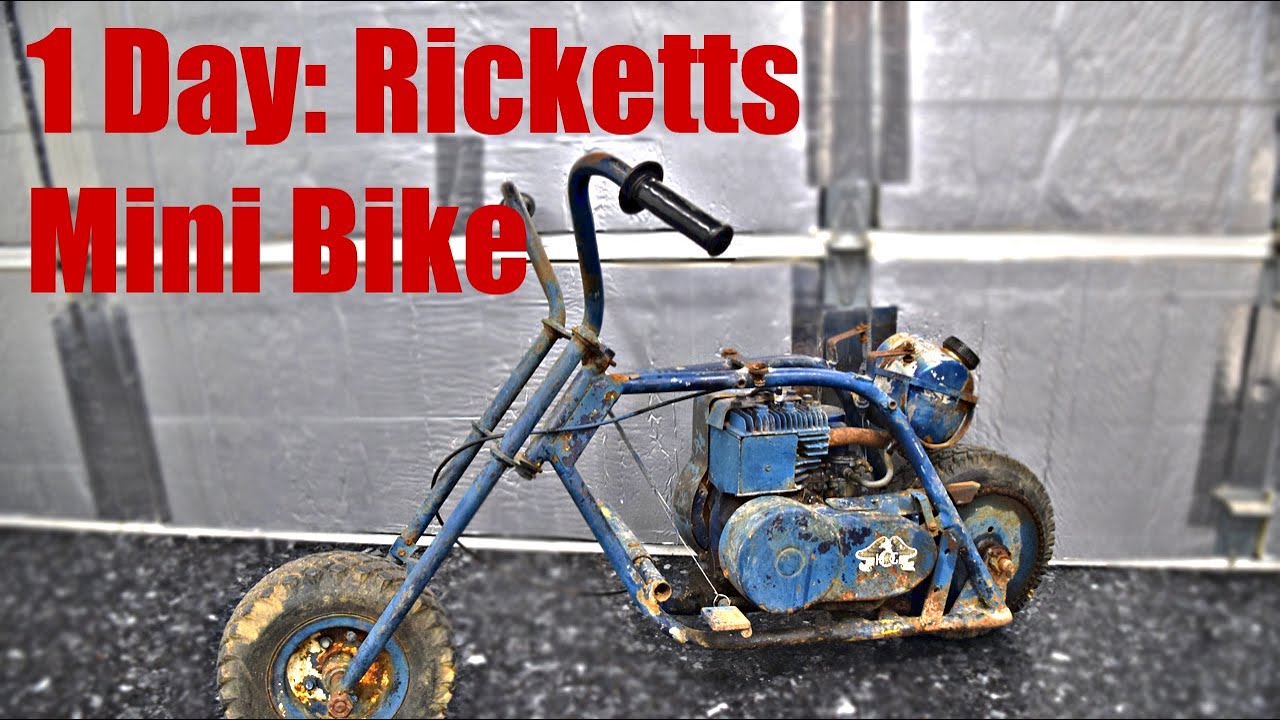 1 Day: Rickets Mini Bike Rustoration - YouTube