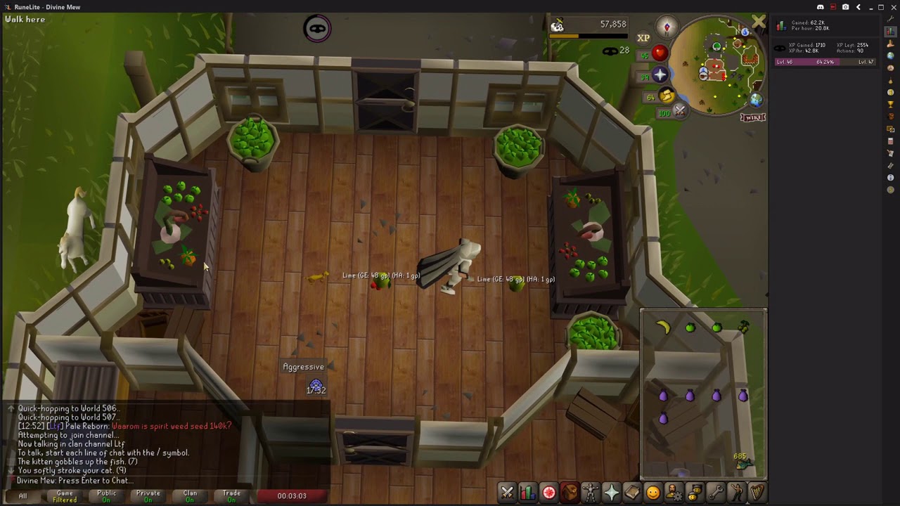 [OSRS] Thieving Fruit stalls (42.5k Thieving xp/h, level 25+ Thieving ...