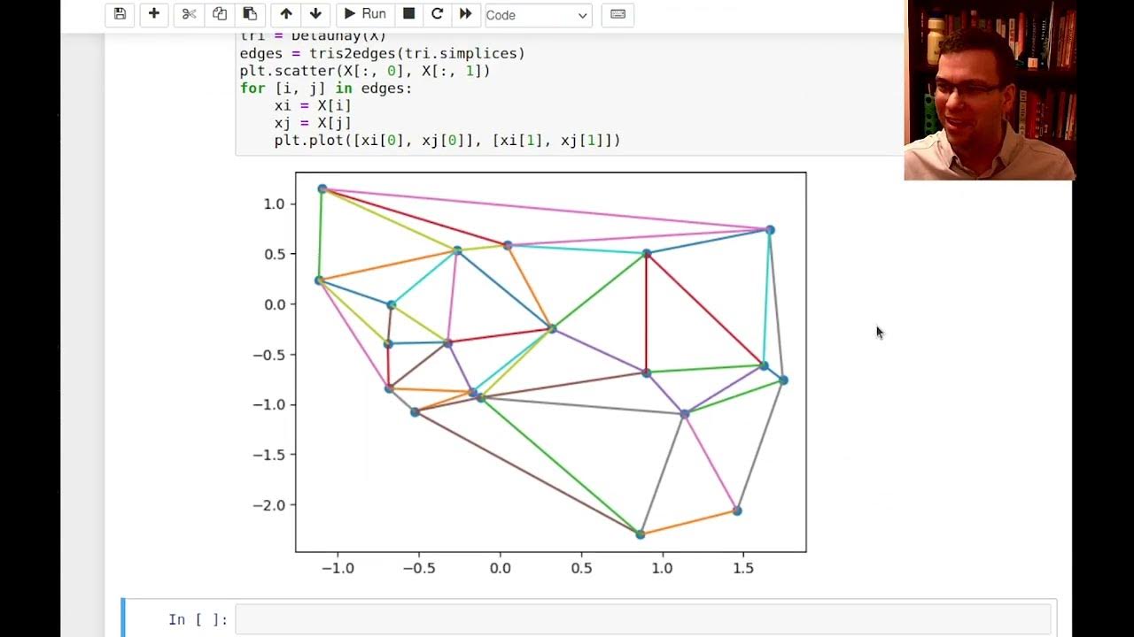 CS 271: Delaunay Triangulations in Scipy - YouTube
