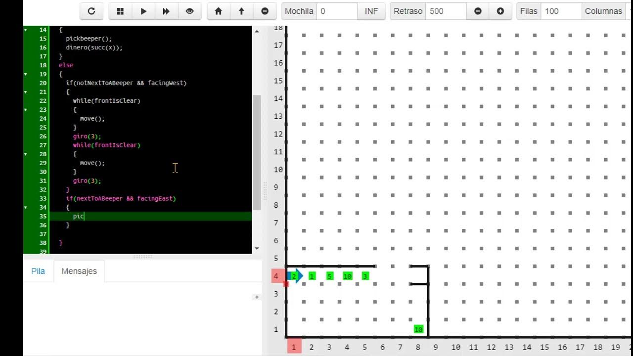 Recursión mixta Karel Java - YouTube