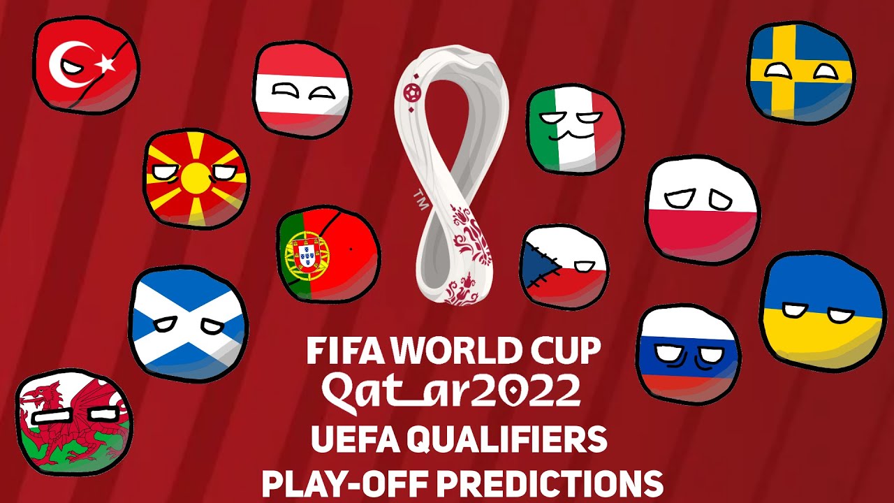 2022 FIFA World Cup (UEFA Play-offs in Countryballs Predictions) - YouTube