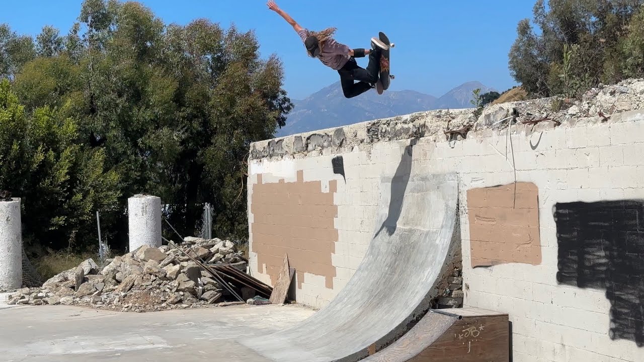 They Turned A Building Into A Giant Skateboard Ramp - YouTube