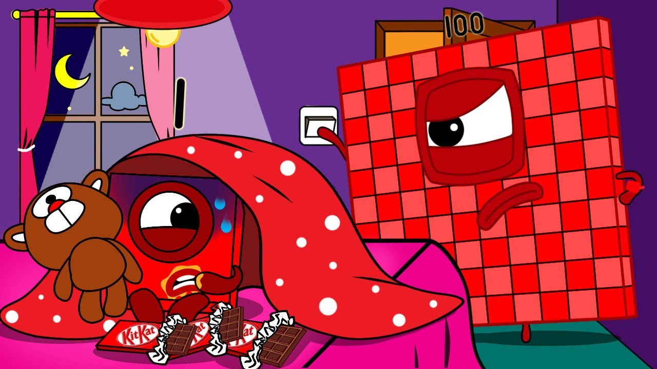 Numberblocks 1 keeps lots of chocolates to eat alone - Numberblocks ...