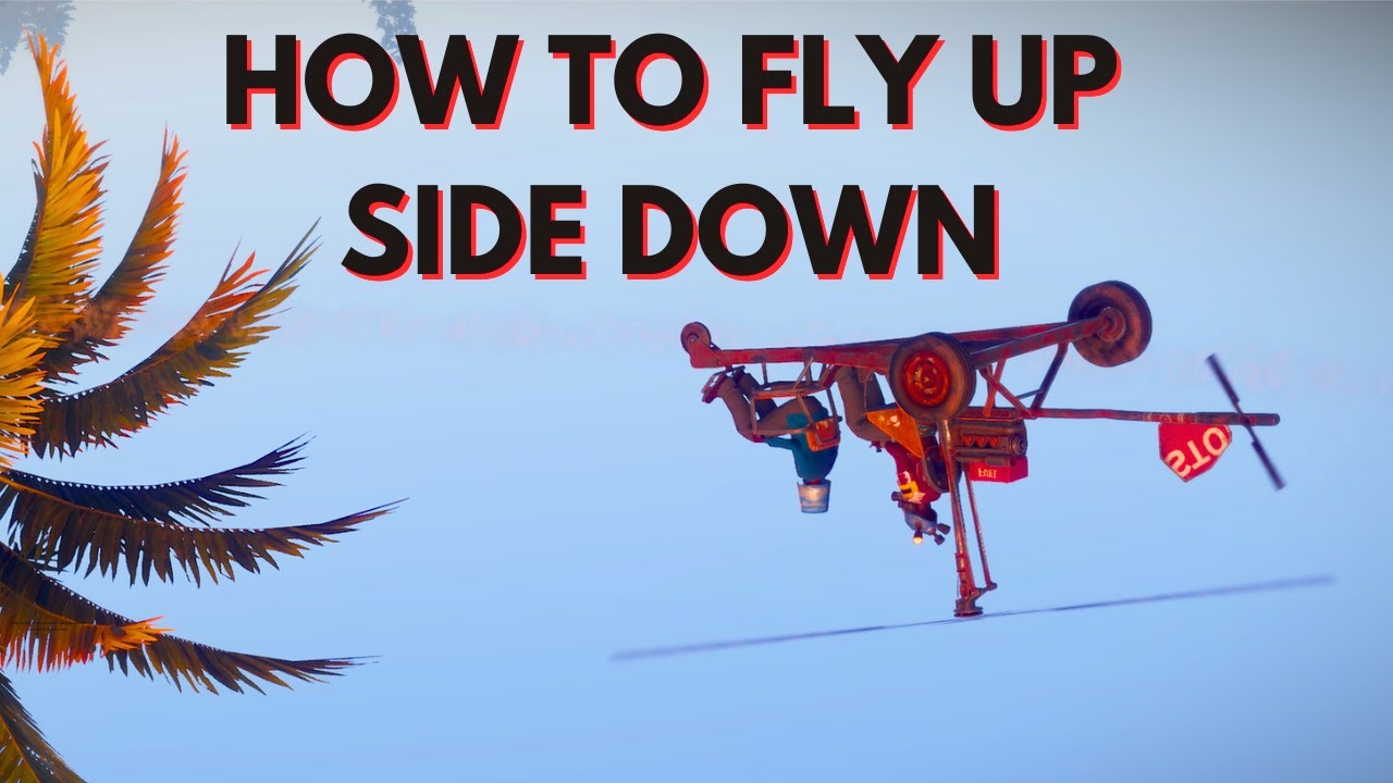 How To Fly Upside Down and Flip In A Minicopter - Rust - YouTube