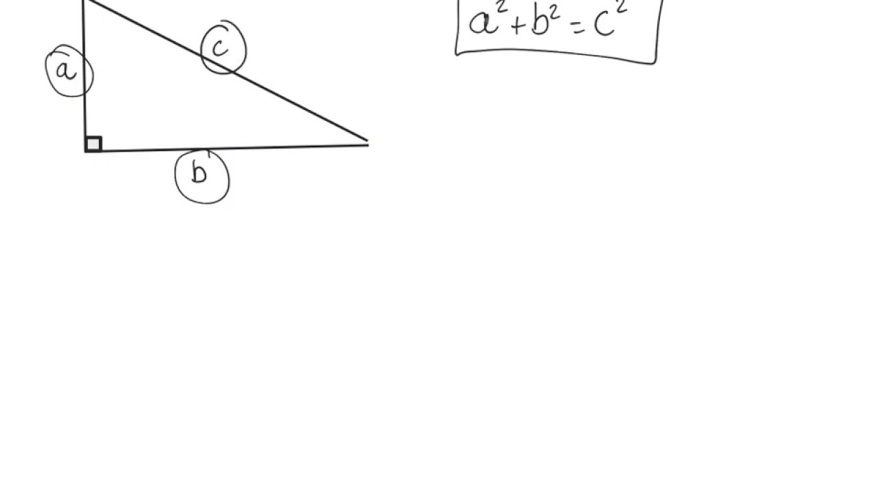 Finding side lengths or triangles (Pythagoras' theorem) worked examples ...