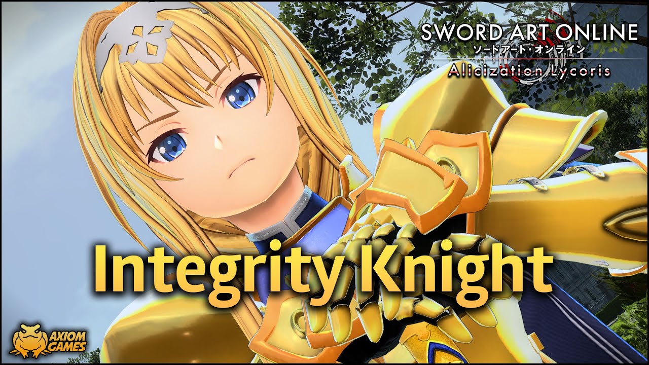 SAO: Alicization Lycoris - Integrity Knight - YouTube