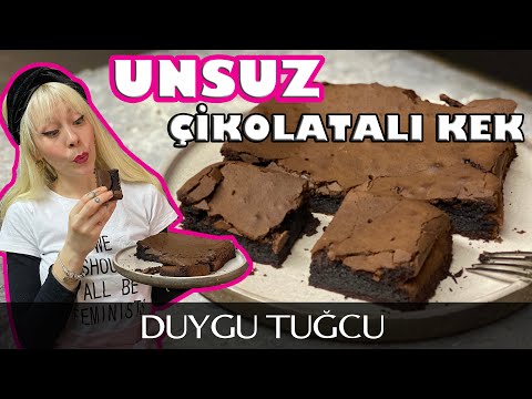 Unsuz Çikolatalı Kek Tarifi 🍫 | UN YOK! BROWNIE TADINDA KEK 🍫| Chef Duygu Tugcu