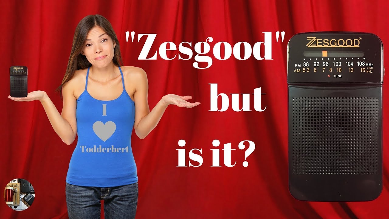 Zesgood AM FM Portable Radio Unboxing & Review - YouTube