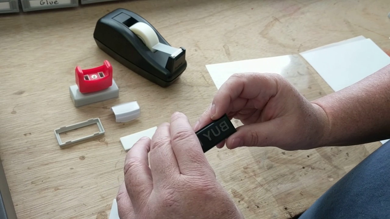 Stamp Max Custom Rubber Stamp Creator Making Kit - YouTube