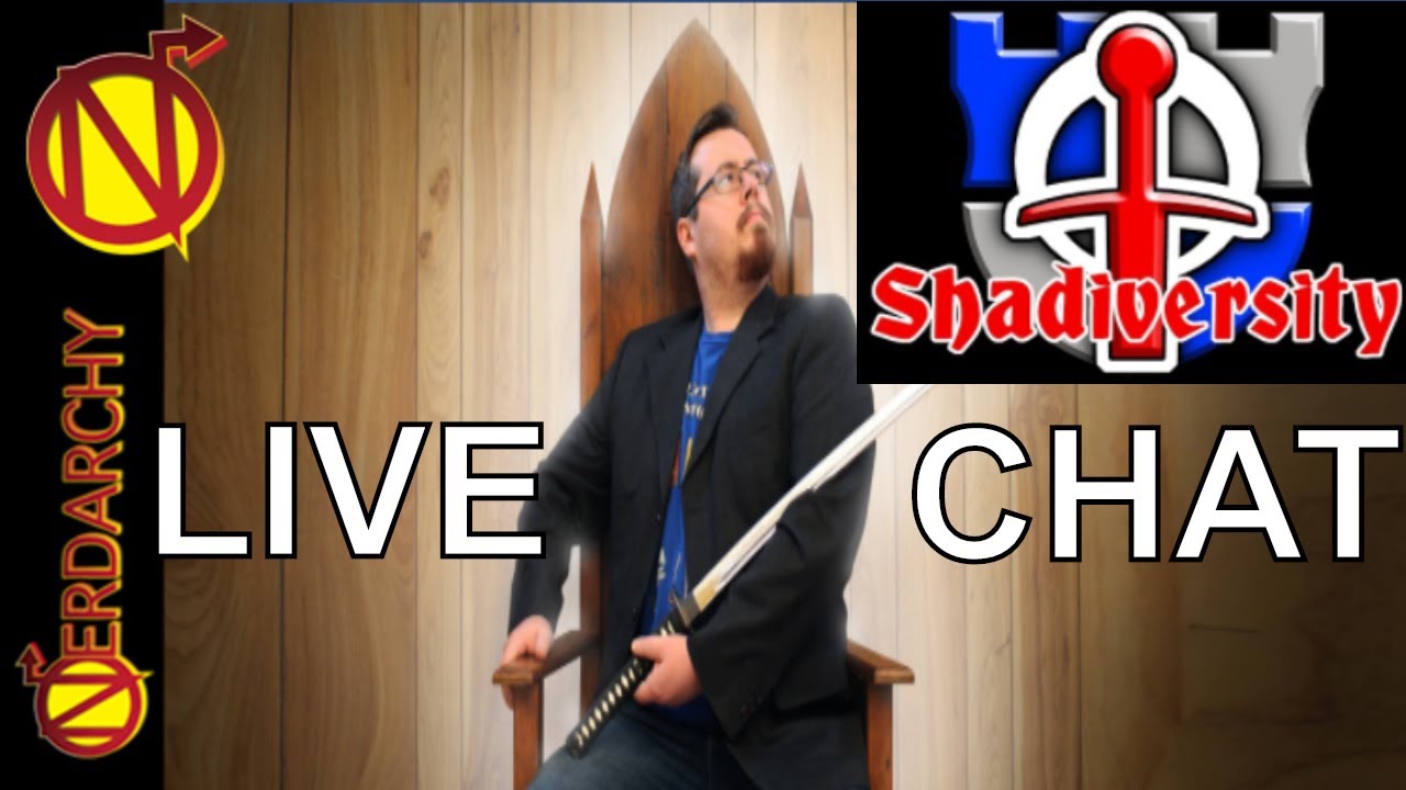 Nerdarchy Live Chat #74- Shad M Brooks: Shadversity - YouTube