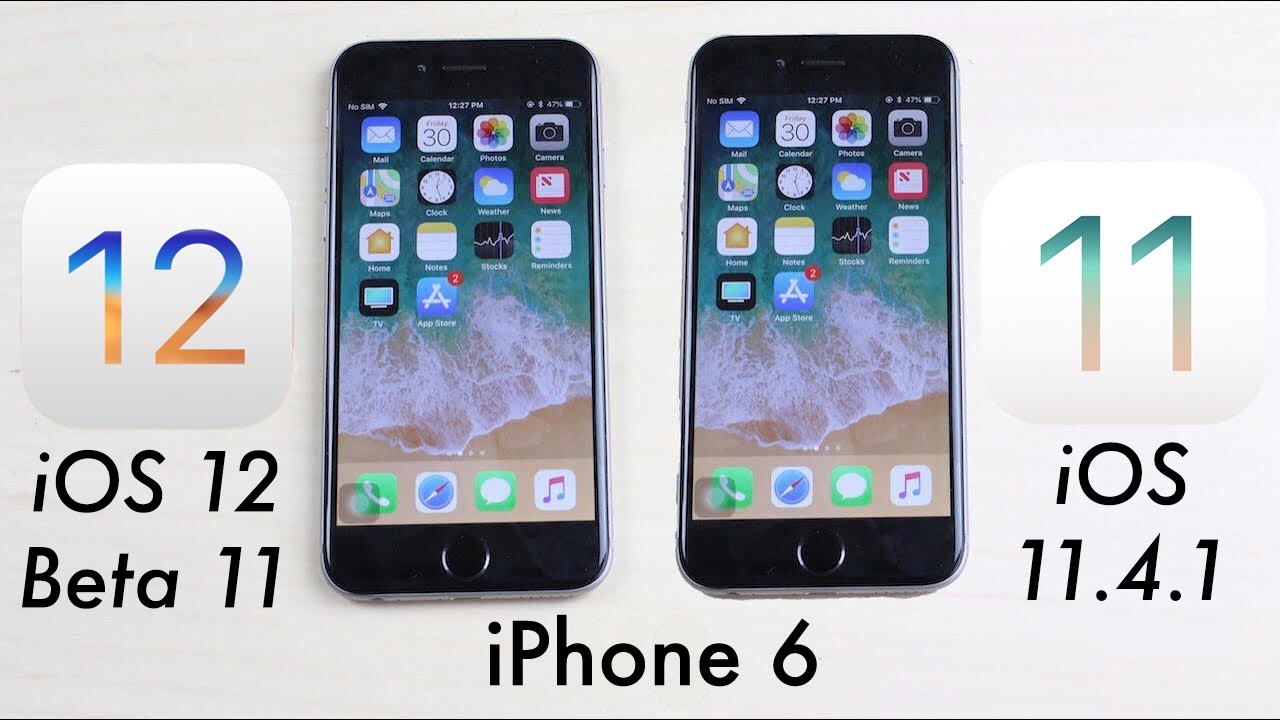 iPHONE 6: iOS 12 BETA 11 Vs iOS 11.4.1! (Speed Test) (Review) - YouTube