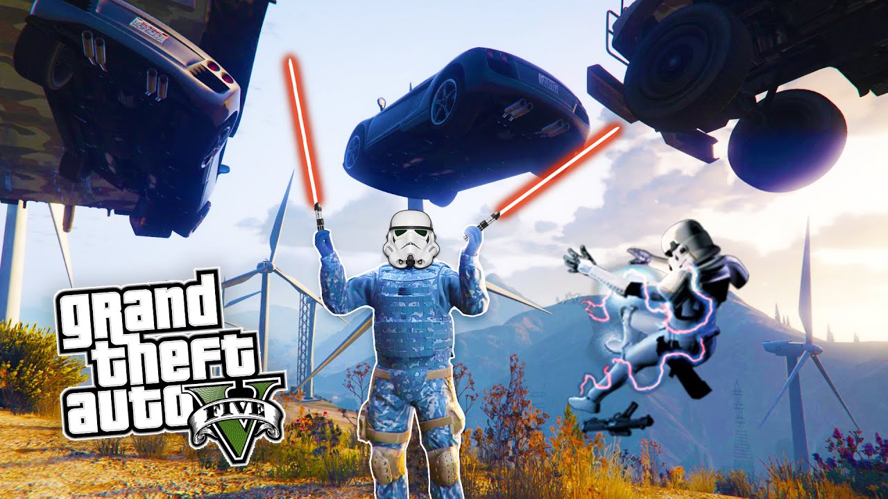 GTA 5 PC Mods - STAR WARS FORCE POWERS MOD! GTA 5 Inner Force Mod ...