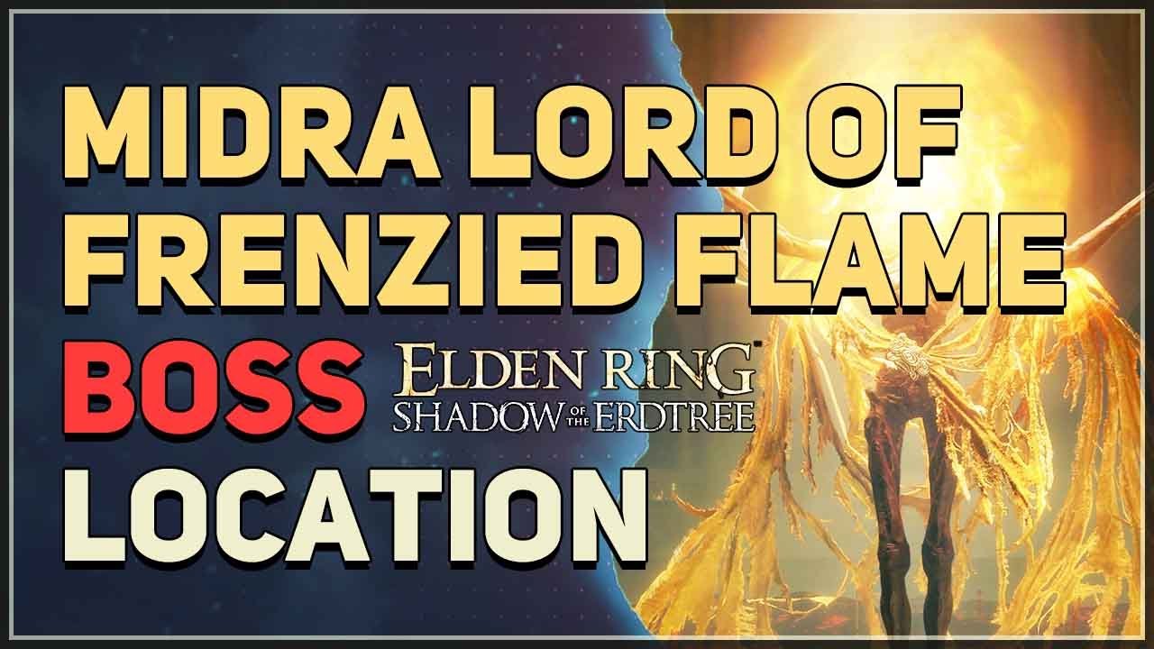 Midra Lord of Frenzied Flame Location Elden Ring - YouTube