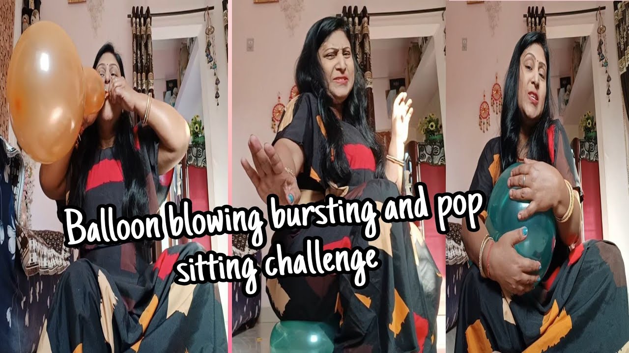 "Pop & Sit Showdown: Balloon Blowing Challenge" - YouTube