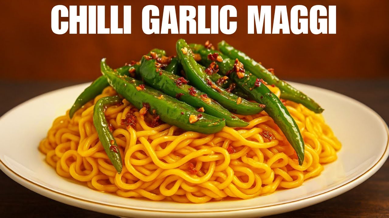 Chilli Garlic Maggi 🔥 5-Minute Street-Style Recipe! - YouTube