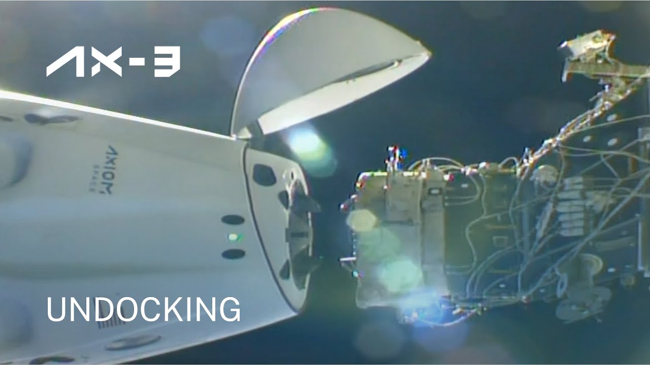 Ax-3 Mission | Undocking - YouTube