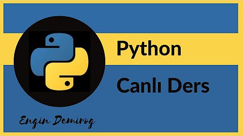Python 3.7 Dersleri - YouTube