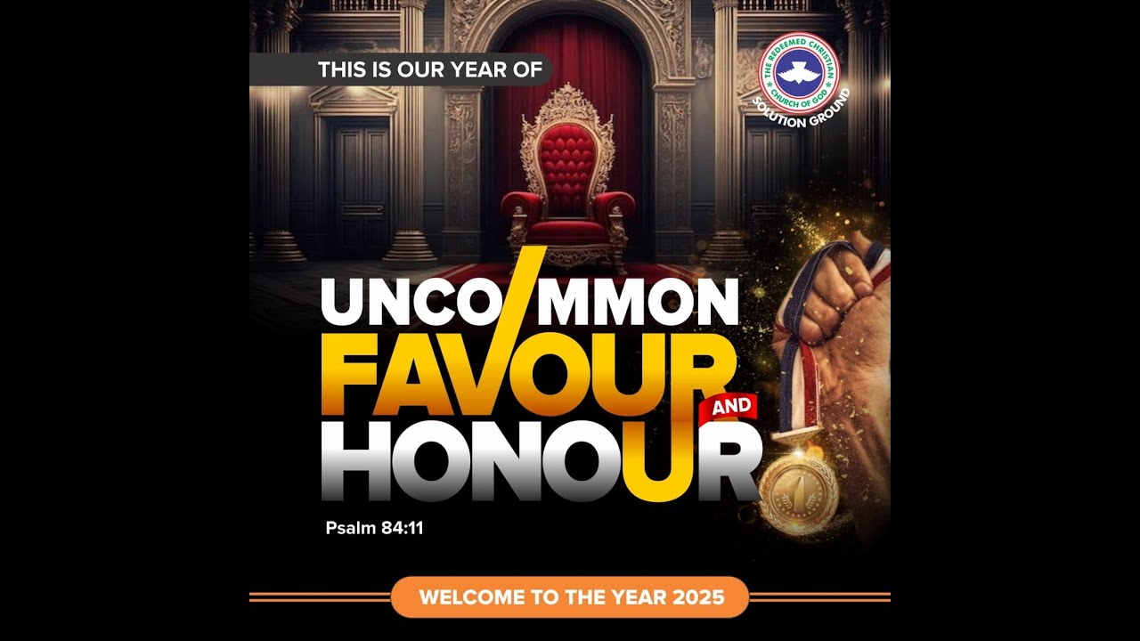 Uncommon Favour and Honour 26th January 2025 - YouTube