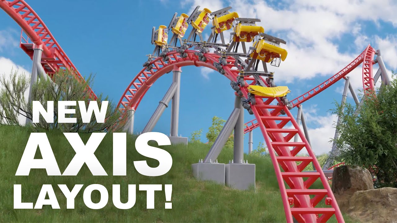 NEW S&S Axis Coaster POV/Off-Ride Animation - YouTube