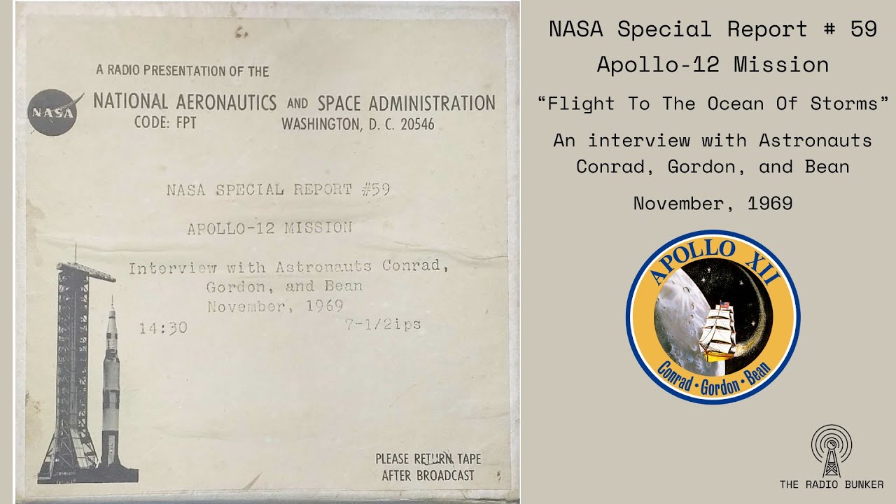 NASA Special Report "Flight To The Ocean of Storms" Apollo 12 Crew ...
