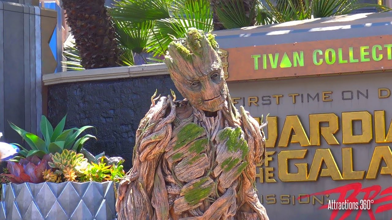 [HD] Groot Character Meet and Greet at Disneyland Resort - YouTube