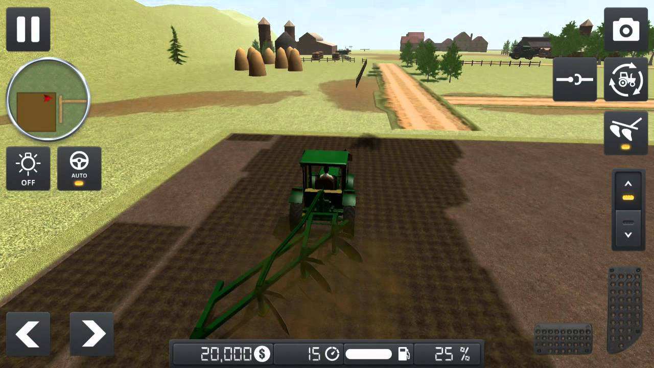 Farmer Sim 2015 (Farmer simulator 2015) Android Gameplay Walktrough ...