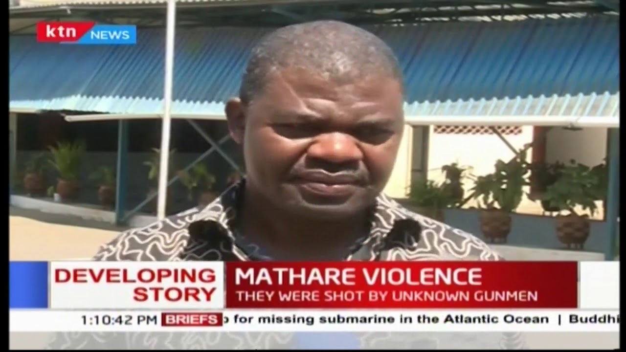 Ruaraka MP TJ Kajwang' speaks out about the riots in Mathare - YouTube