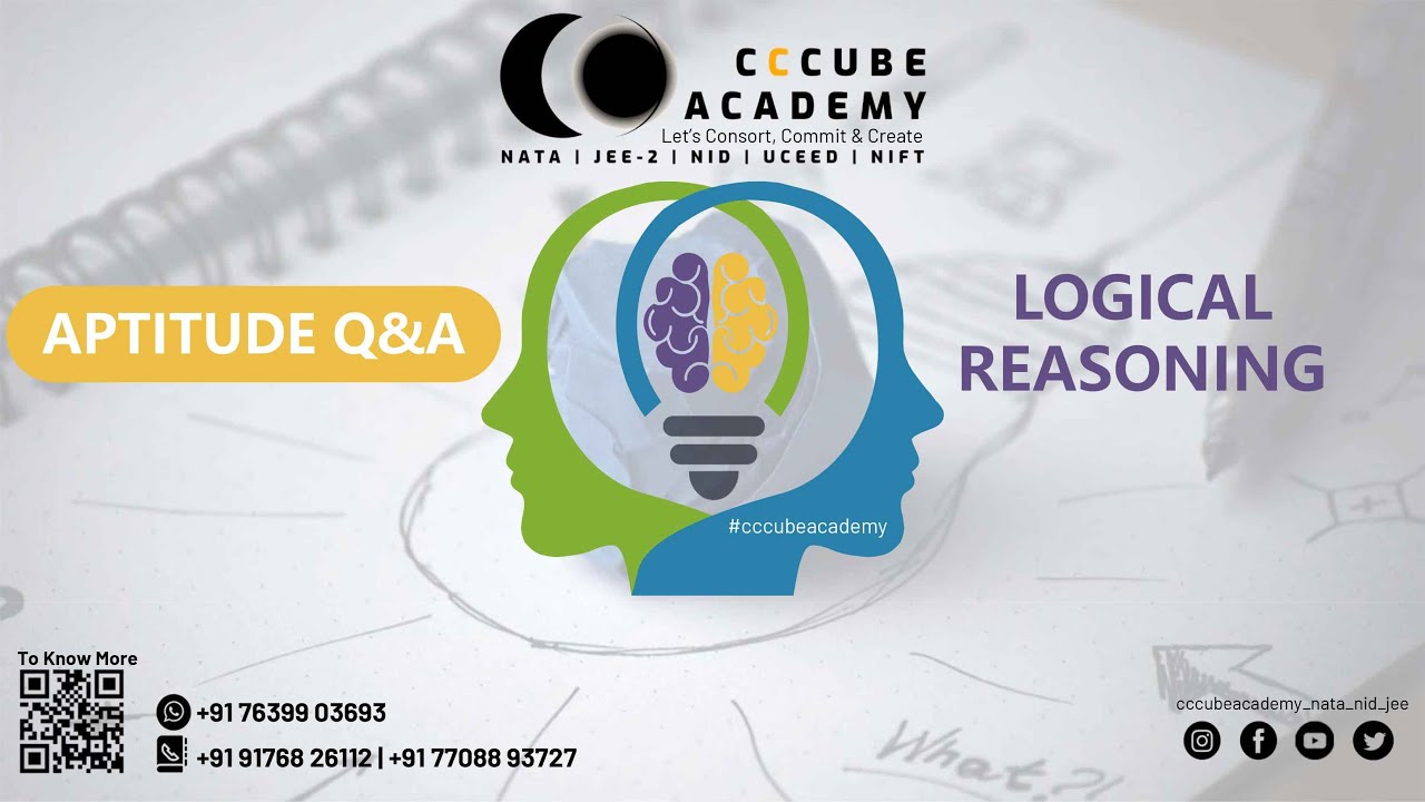 NATA 2023 | Sample Questions on Logical Reasoning - YouTube
