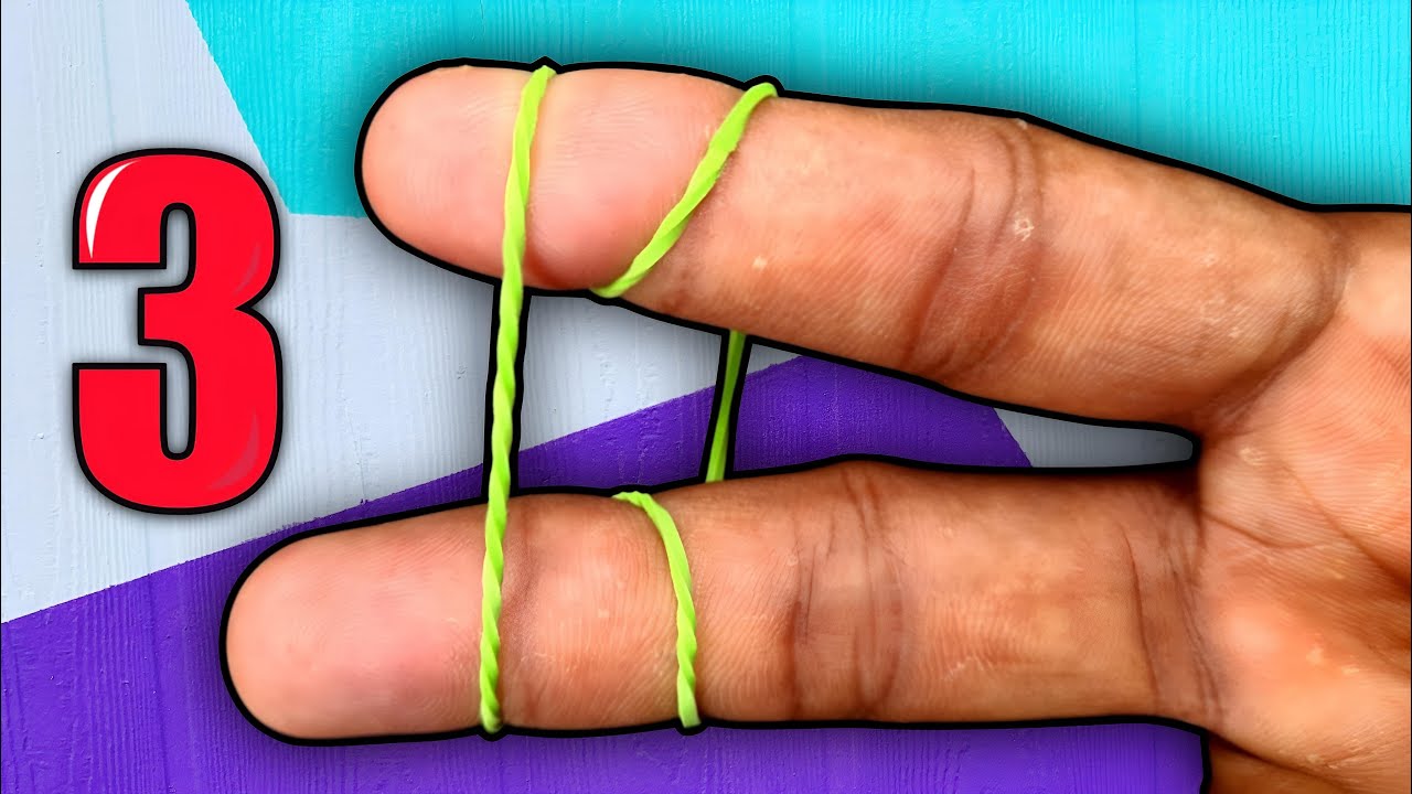 3 Rubber Band Tricks That Will IMPRESS Everyone! - YouTube