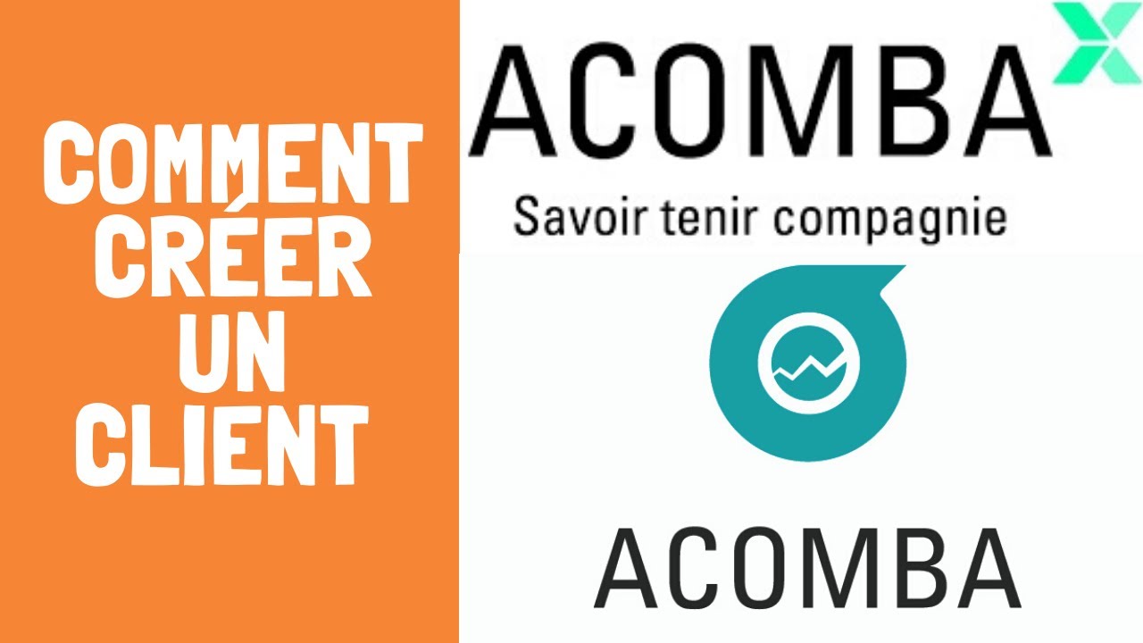 Acomba X_ Création d'un client - YouTube