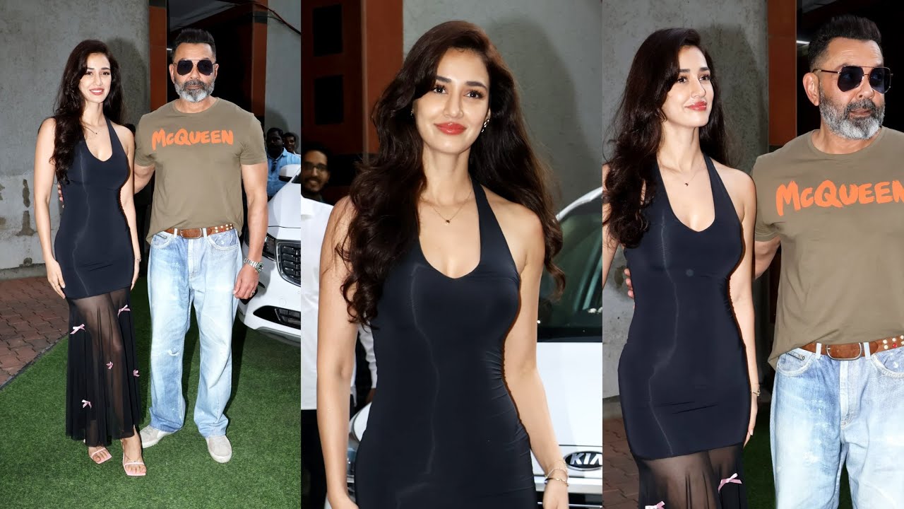 Disha Patani Bobby Deol Bobby Deol promoting their upcoming film ...