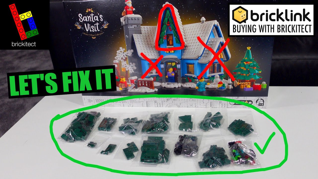 My Plan to Fix LEGO's Santa's Visit Set | Bricklink Buying With ...