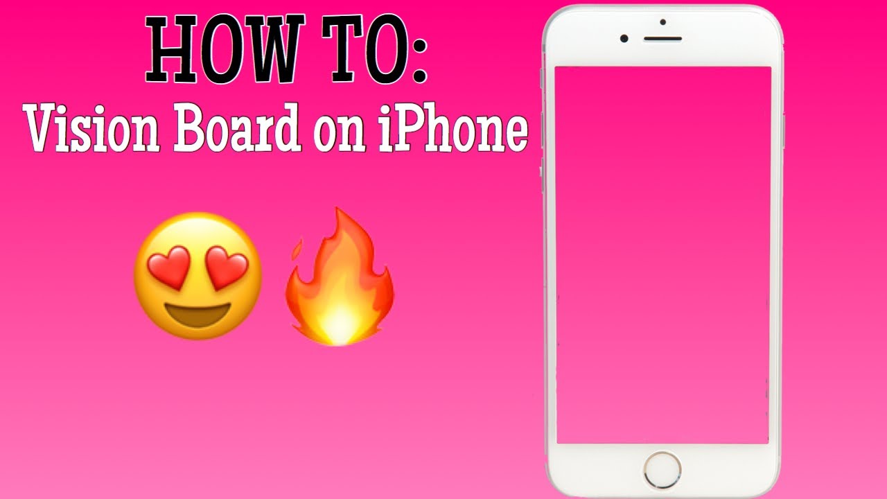 HOW TO: Vision Board on iPhone | Chariot Bloom - YouTube